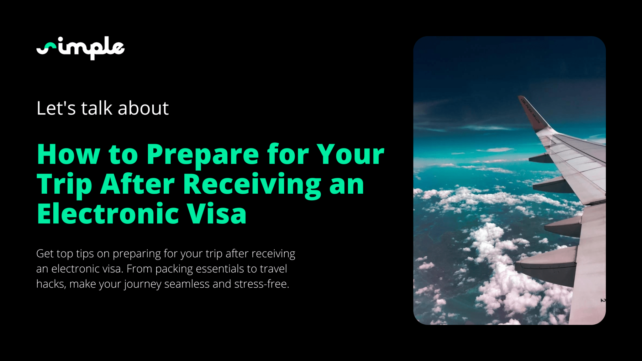 How to Prepare for Your Trip After Receiving an Electronic Visa - Simple