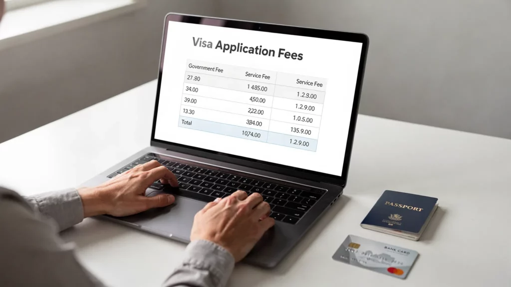 Visa Application Processing Fee: Govt vs Service Costs - Simple